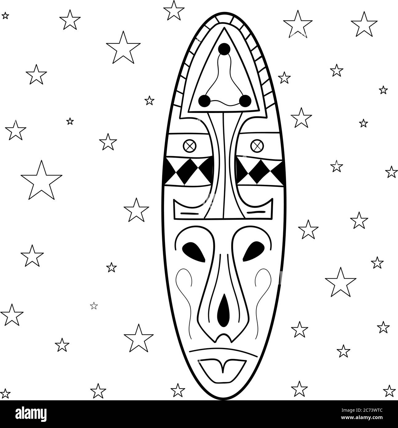 Totem Vector Vectors High Resolution Stock Photography and Images - Alamy