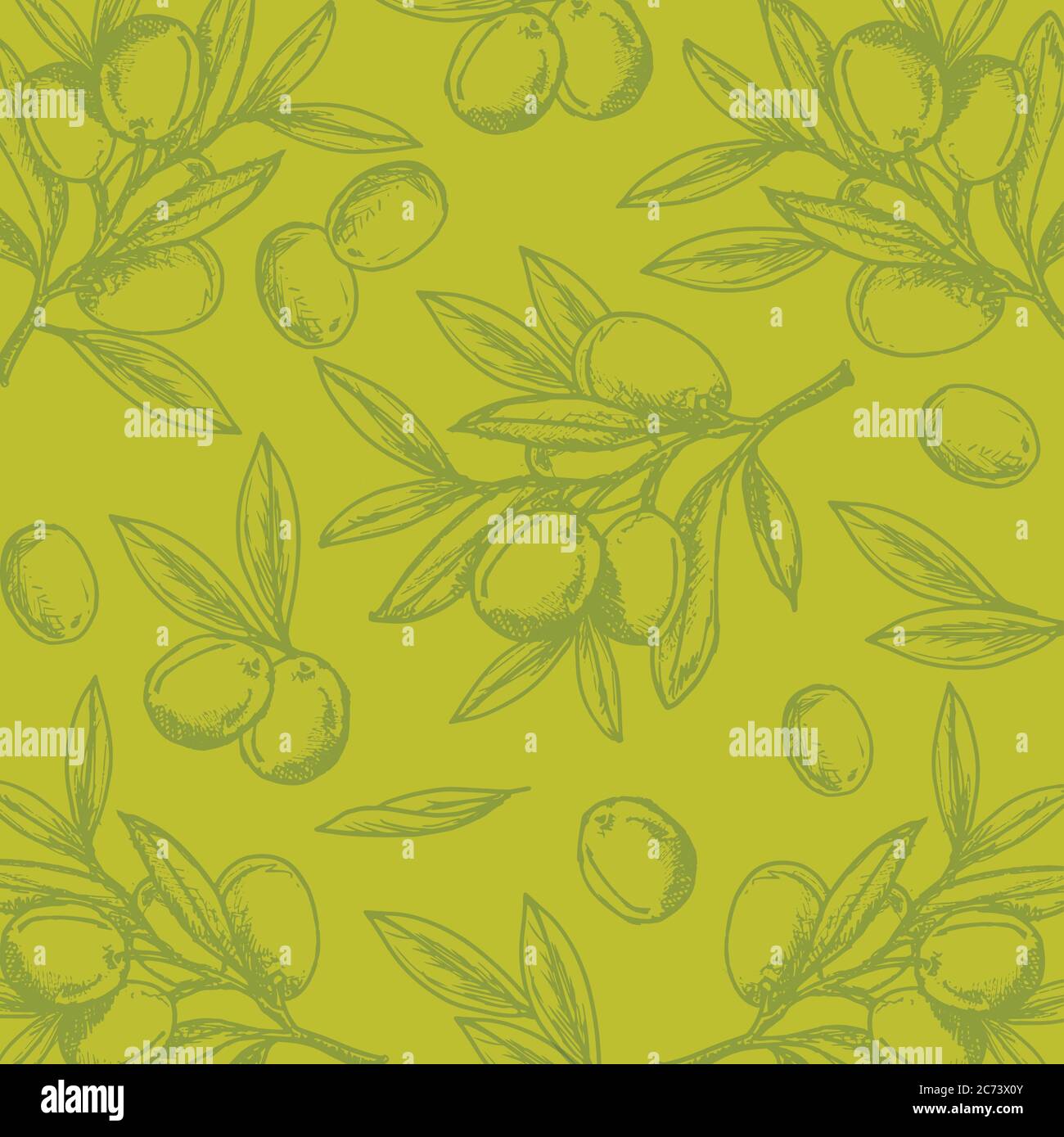 Olive drawing on the olive colour background. Olives are very high in ...