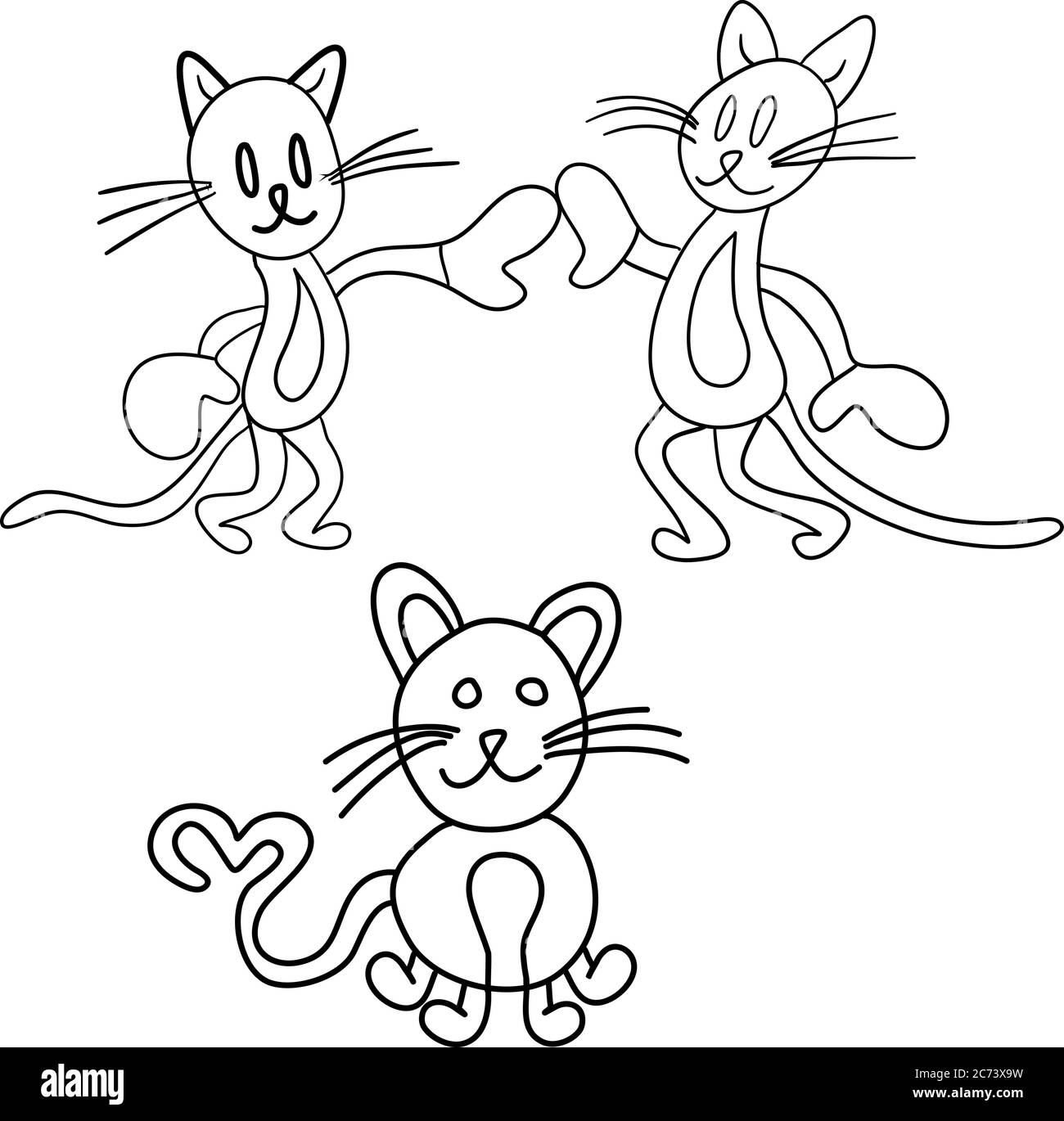 Cats meow Stock Vector Images - Alamy