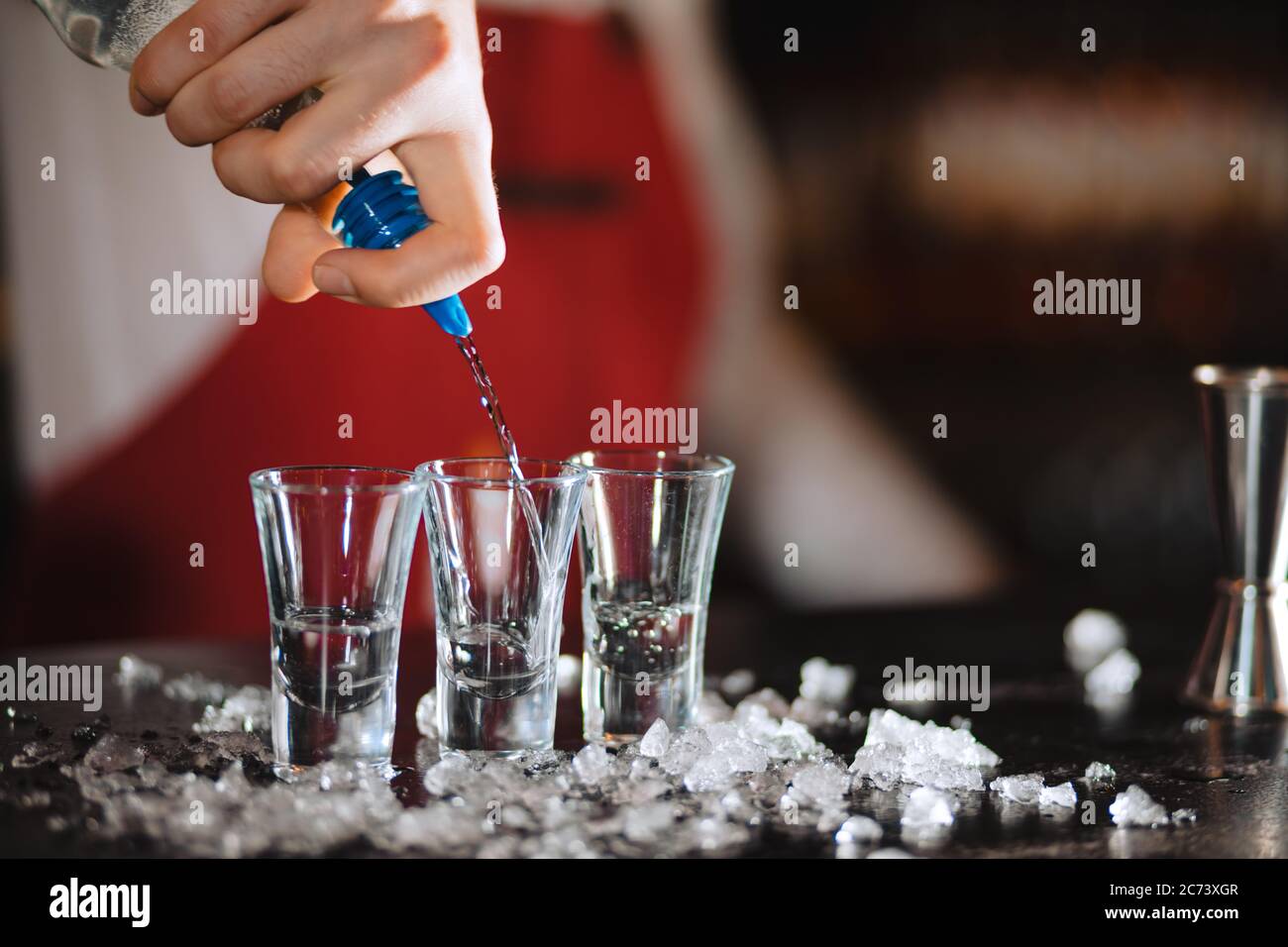 Bottle Of Vodka With Short Glass High Resolution Stock Photography and ...