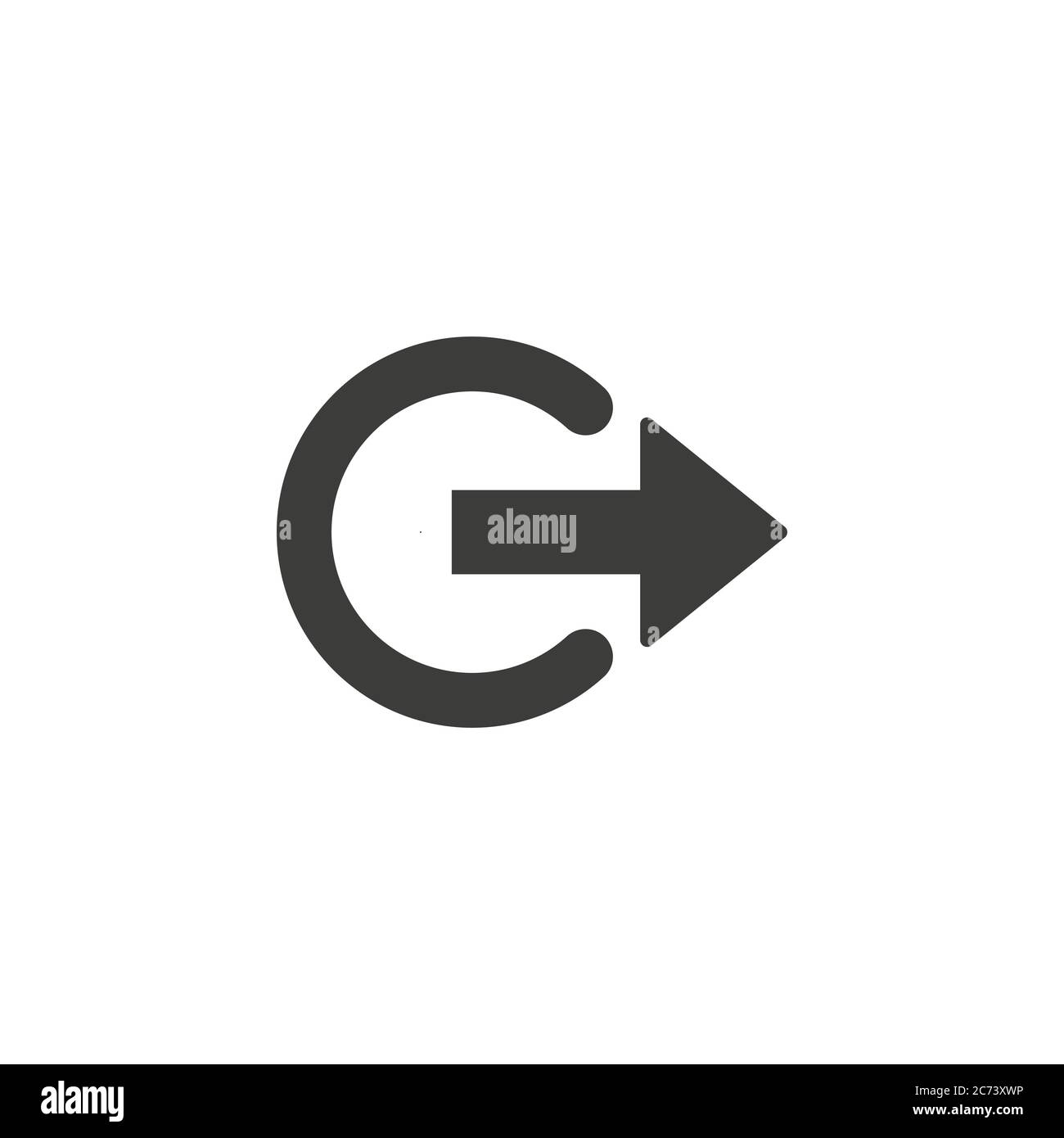Exchange icon in flat style white background Stock Vector Image & Art ...