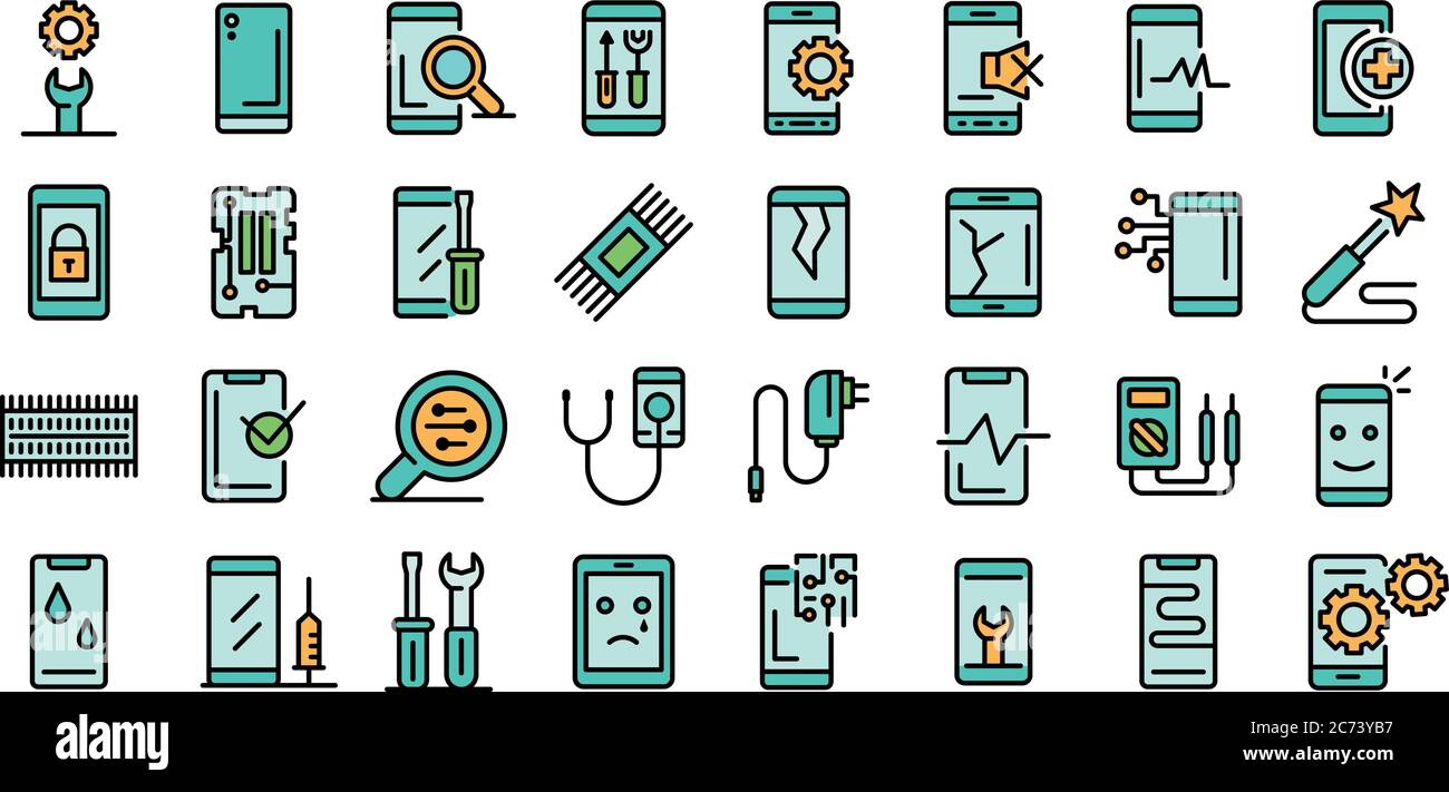 Iphone repair Stock Vector Images - Alamy