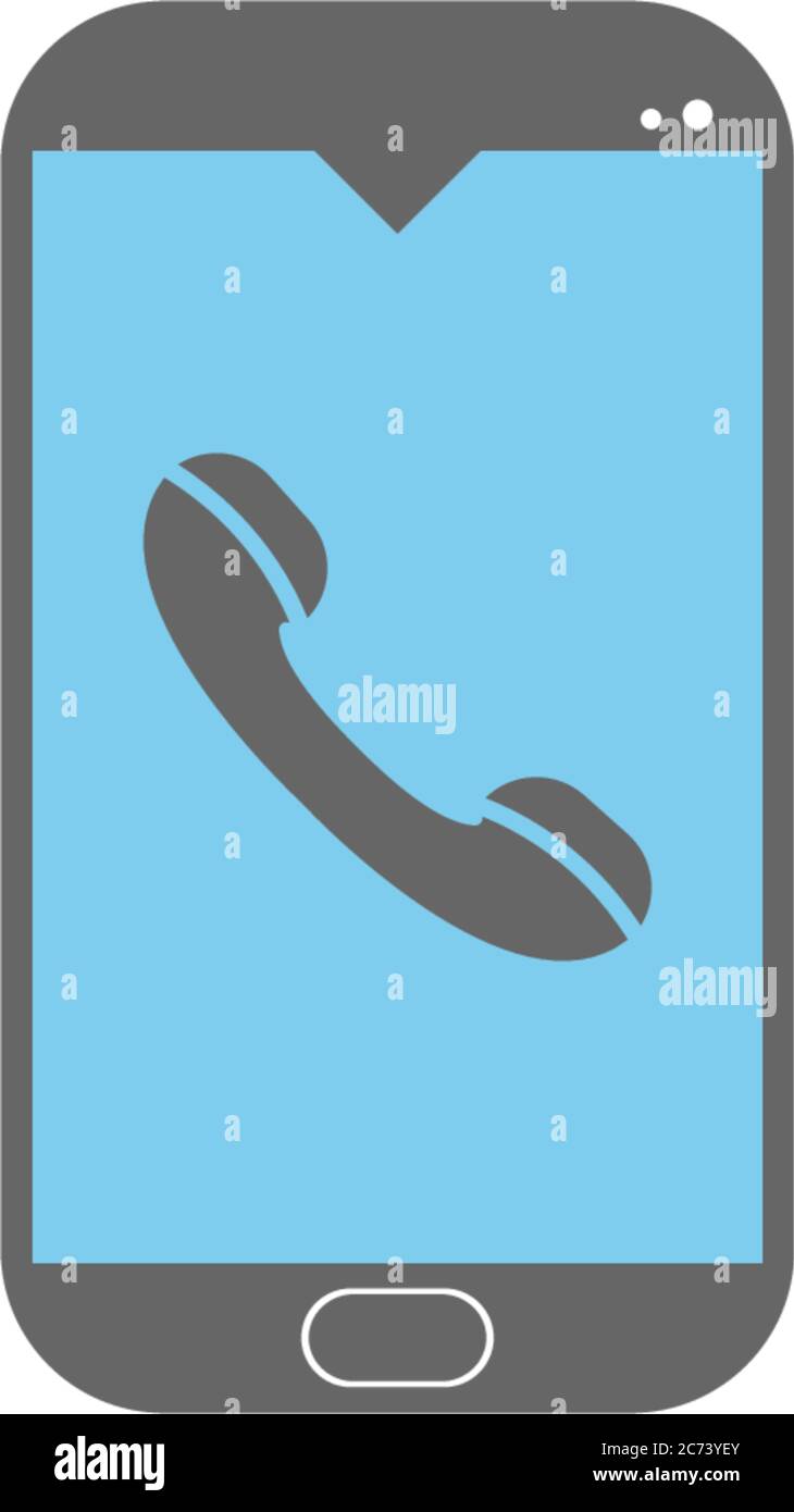 Smartphone call logo icon vector template Stock Vector Image & Art - Alamy