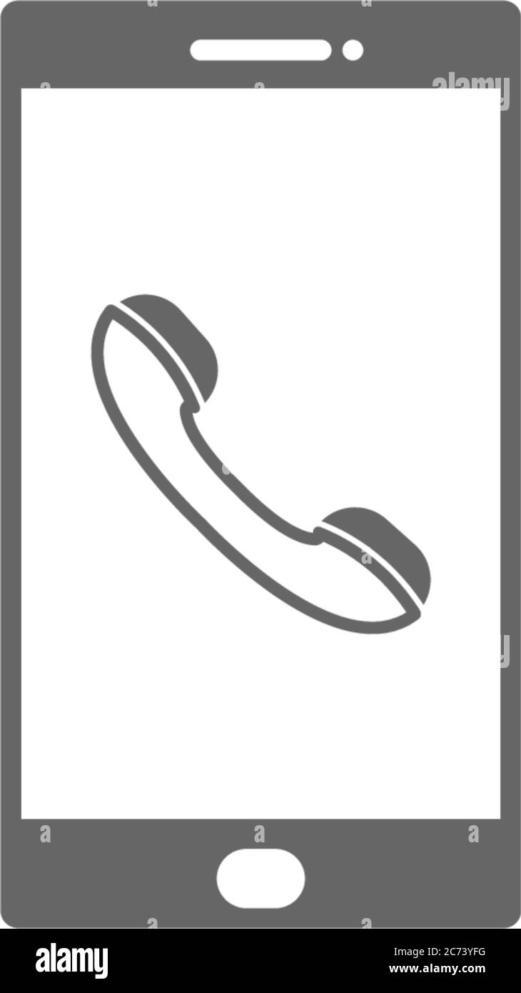 Smartphone call logo icon vector template Stock Vector Image & Art - Alamy