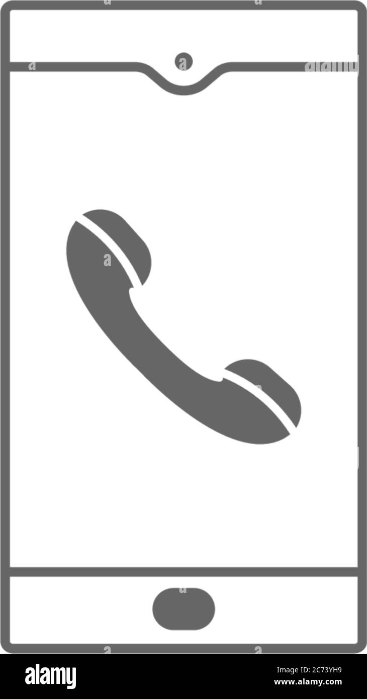 Smartphone call logo icon vector template Stock Vector Image & Art - Alamy