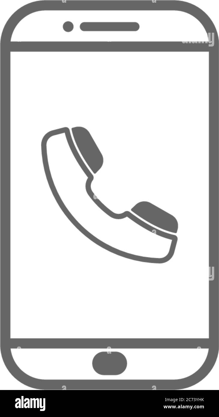 Smartphone call logo icon vector template Stock Vector Image & Art - Alamy