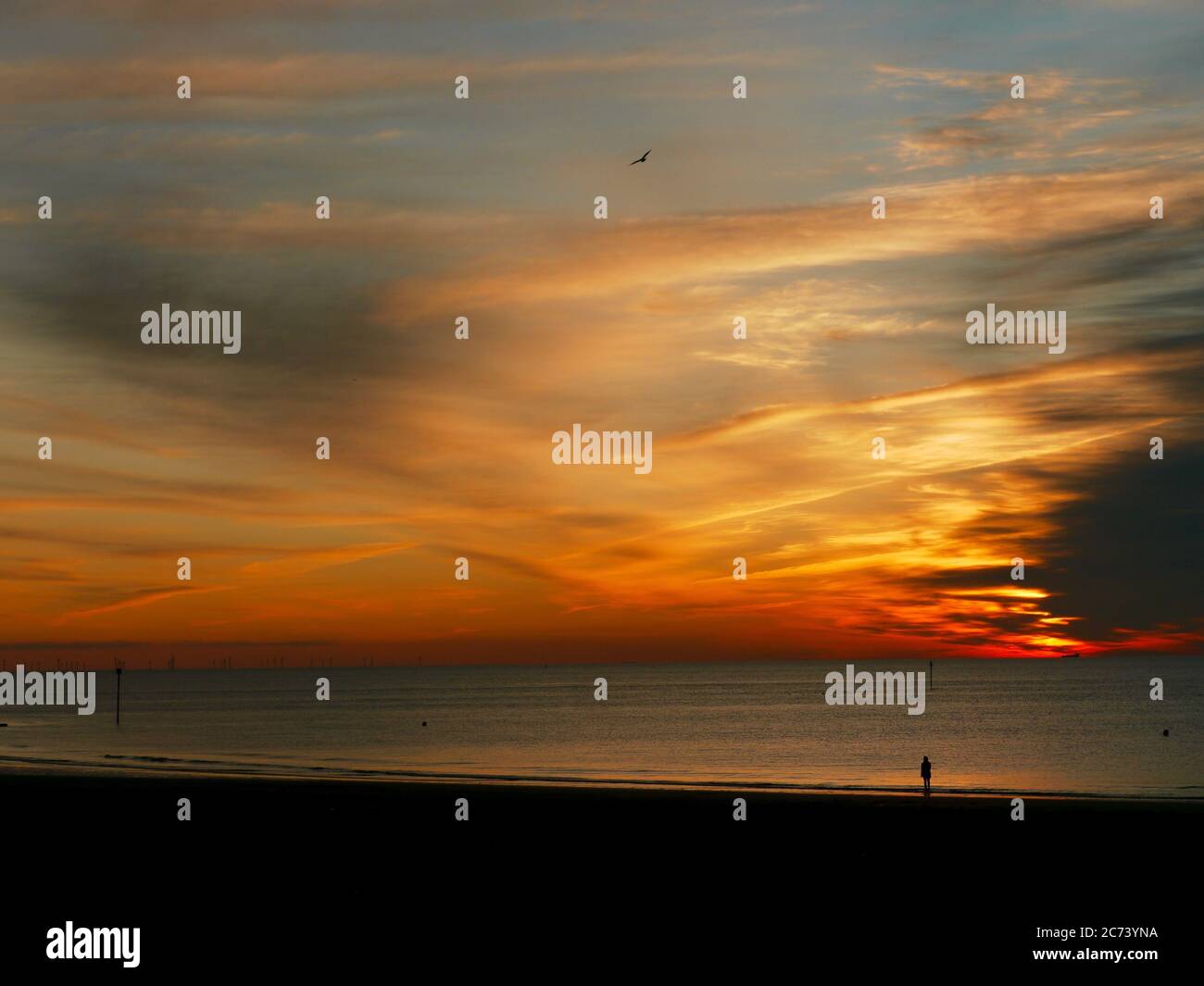 Sunset at main beach hi-res stock photography and images - Alamy