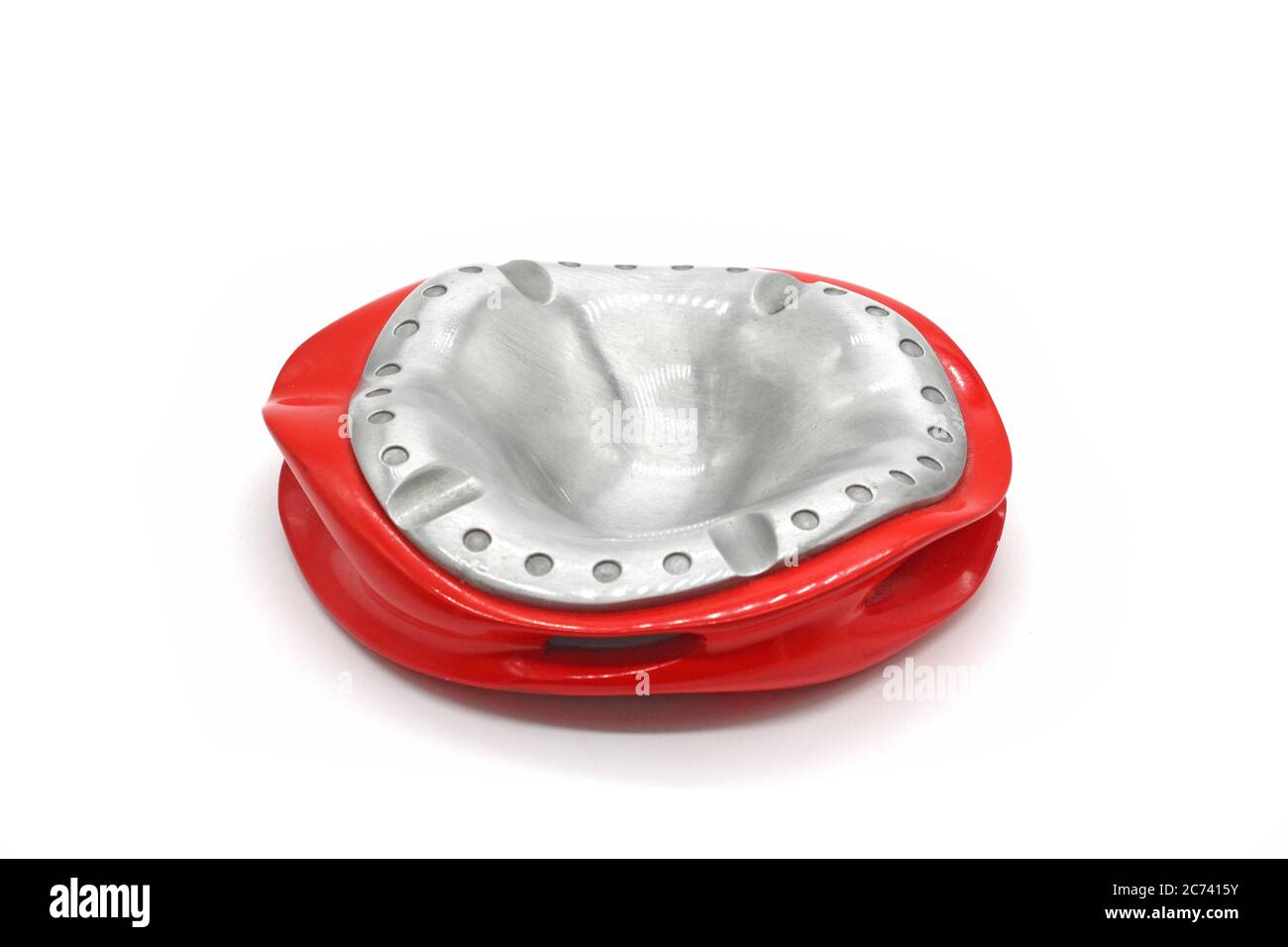 Clean ashtray, isolated on a white background Stock Photo - Alamy