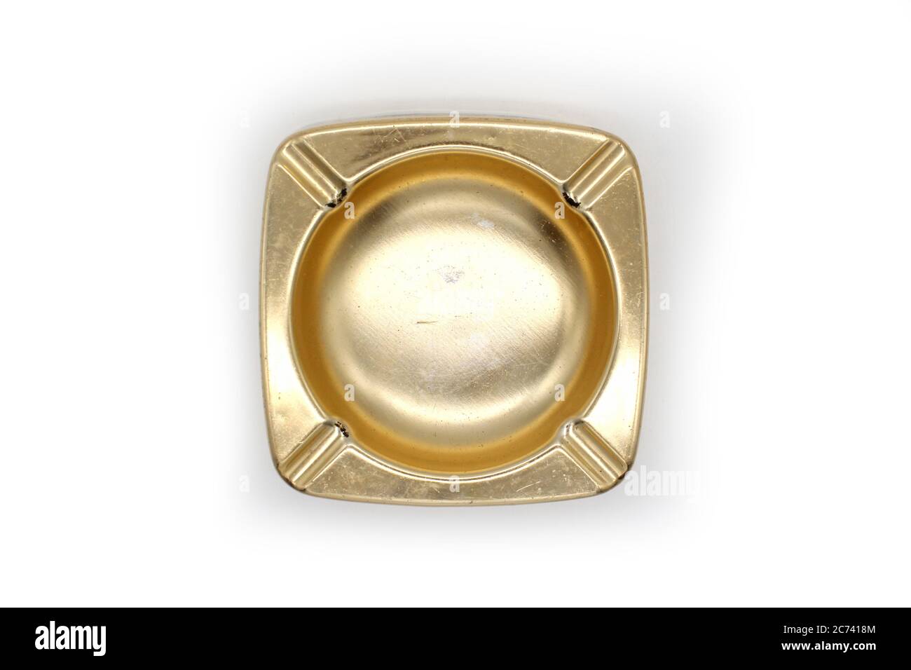 Ashtray, isolated on a white background Stock Photo - Alamy