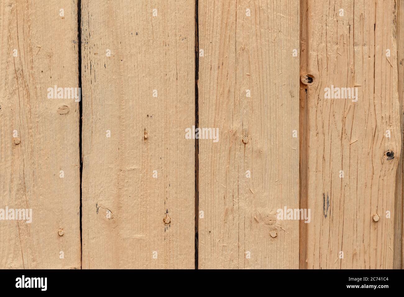 Background from wooden boards. Wooden boards painted in beige color ...