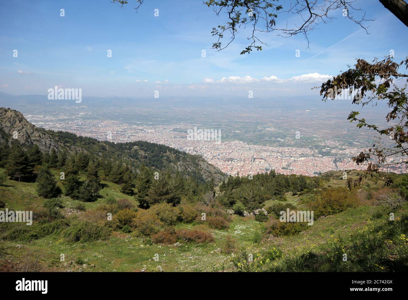 beautiful nature and city of manisa Stock Photo - Alamy