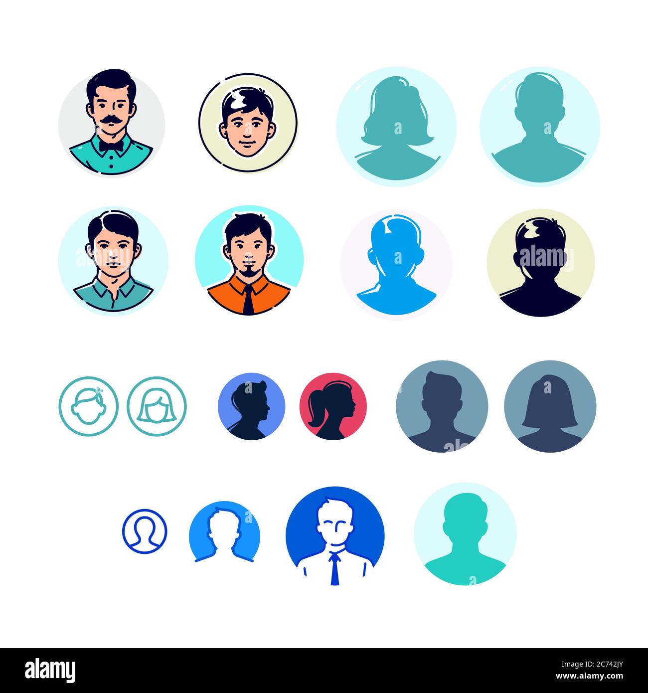 Profile icon male hispanic avatar hi-res stock photography and images ...