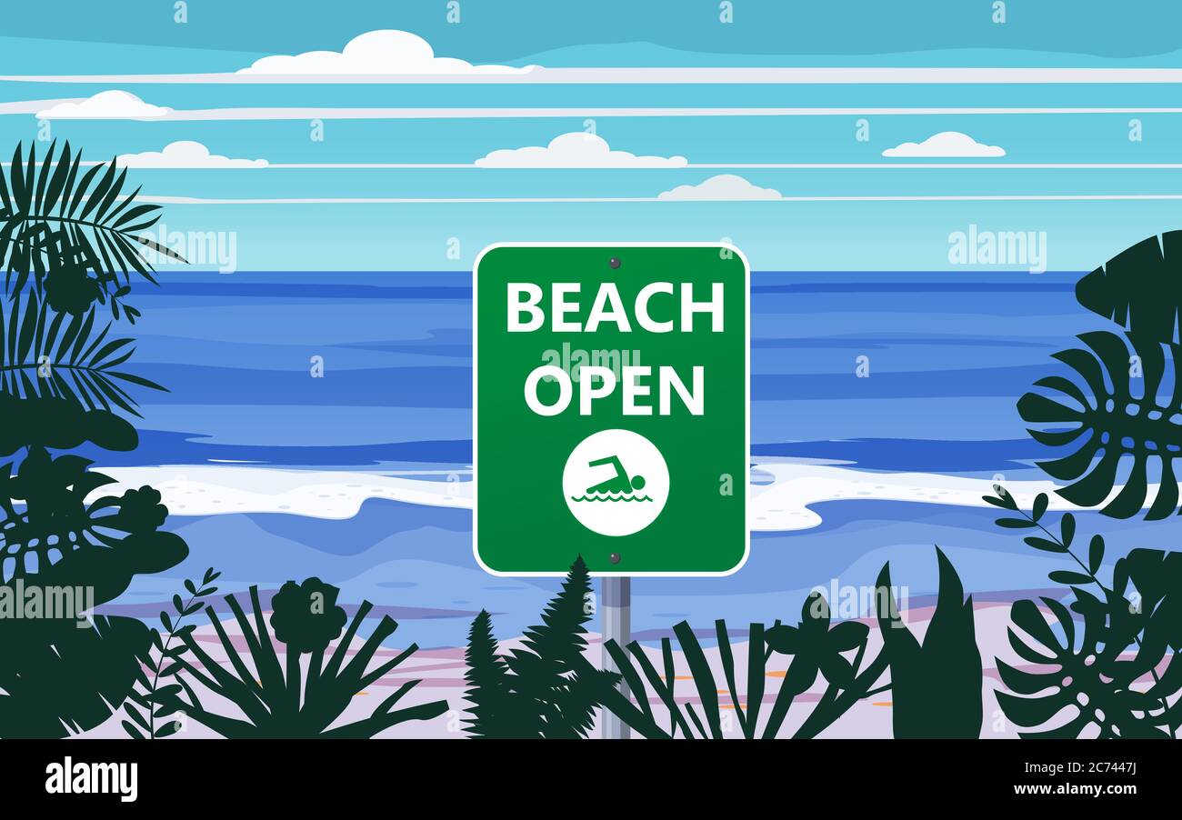 Open sea sun horizon Stock Vector Images - Alamy