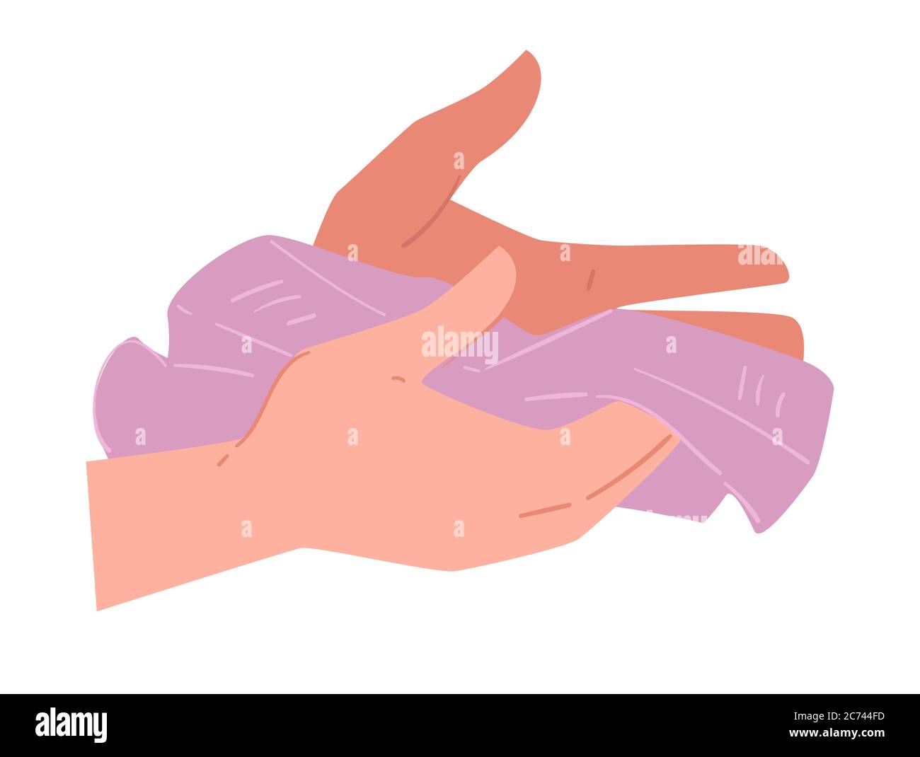 Rubbing dry Stock Vector Images - Alamy