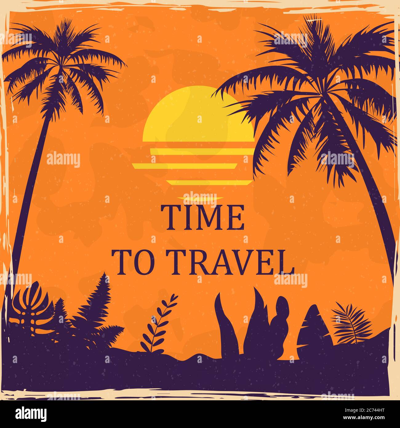 Retro seaside vintage Stock Vector Images - Alamy