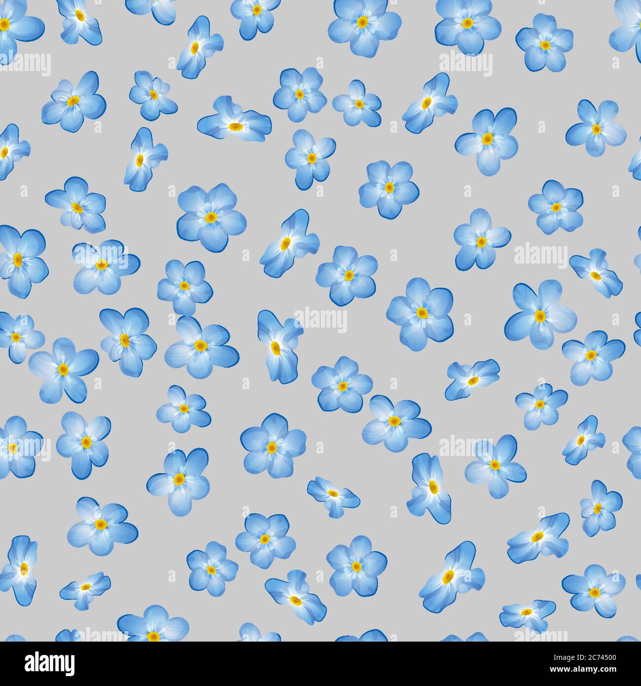 Flower tile small blue Stock Vector Images - Alamy