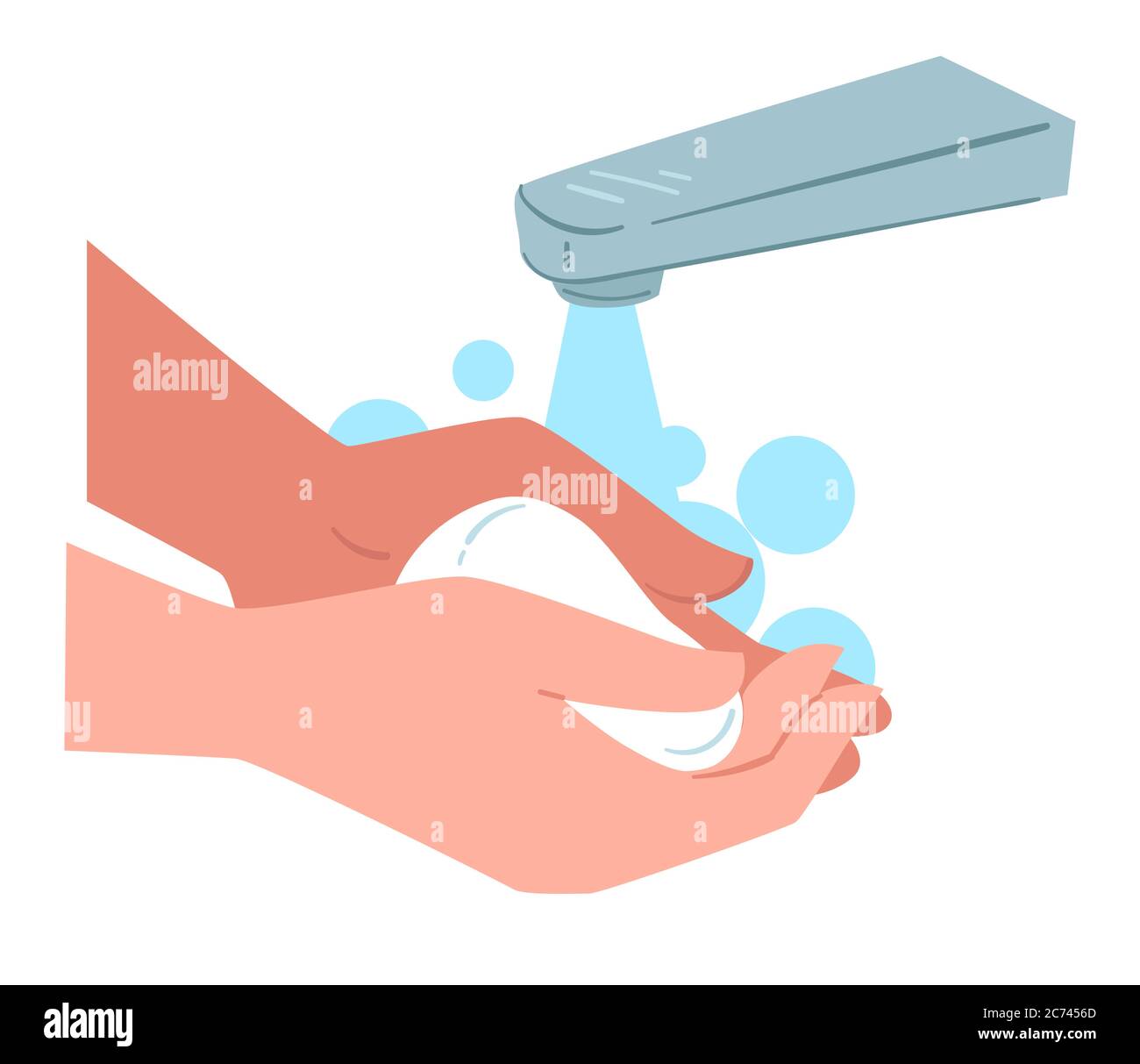 Wash Hands With Soap Clipart