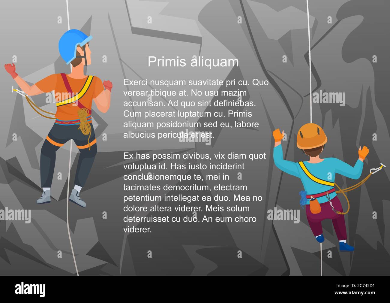 People on rock view Stock Vector Images - Alamy