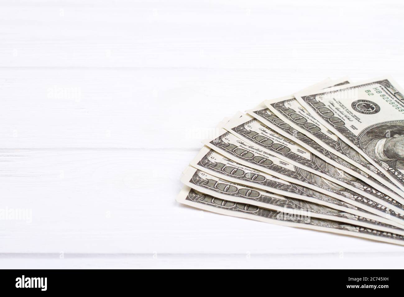 Money isolated on white background Stock Photo - Alamy