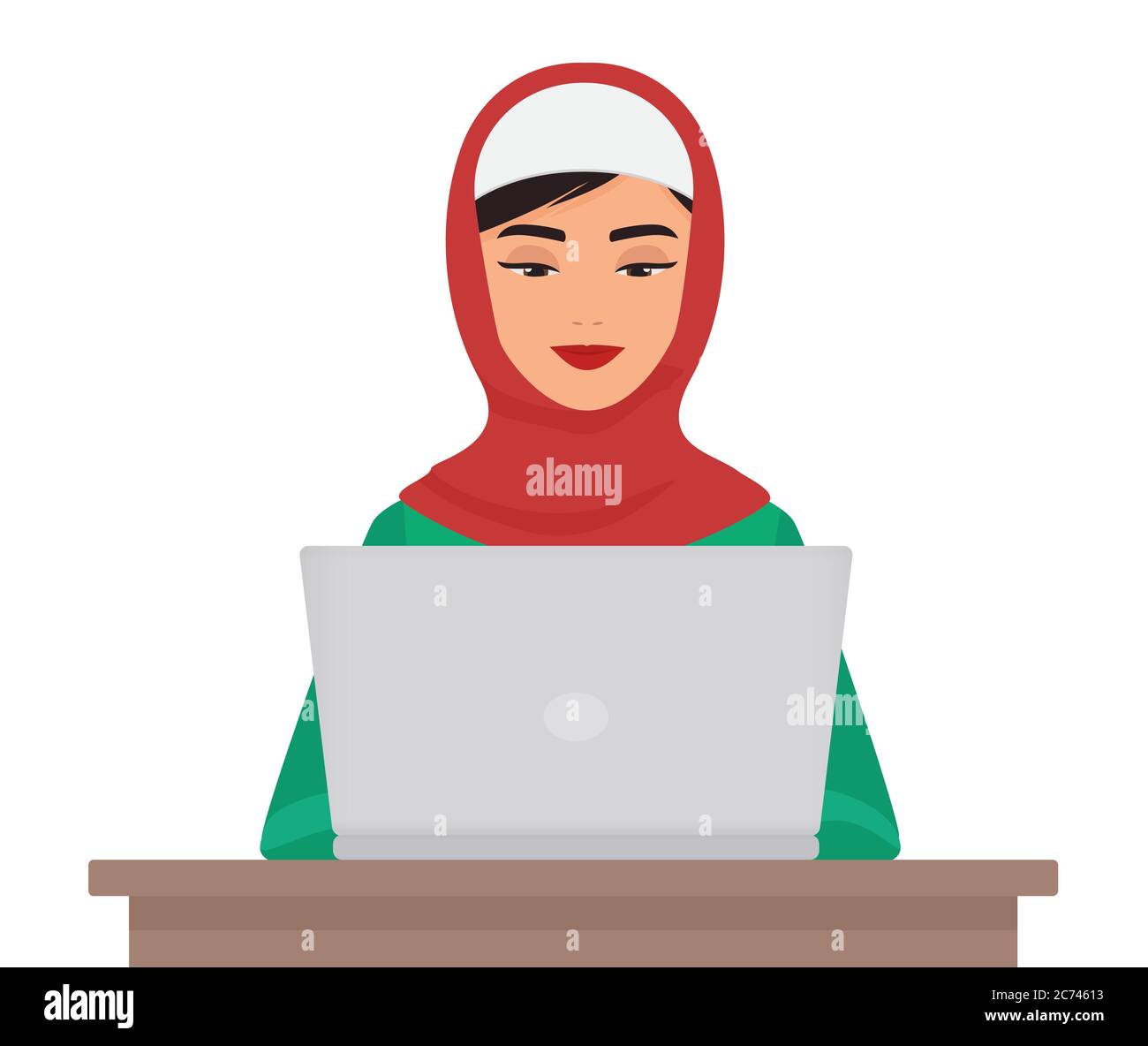 Working arabian Stock Vector Images - Alamy