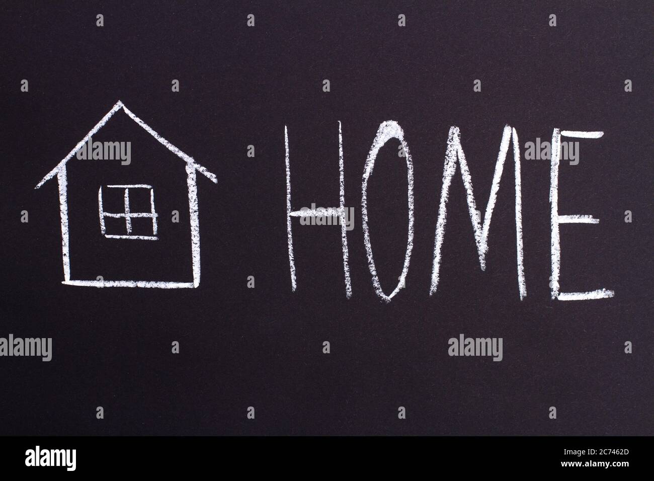 Drawing family on chalkboard hi-res stock photography and images - Alamy