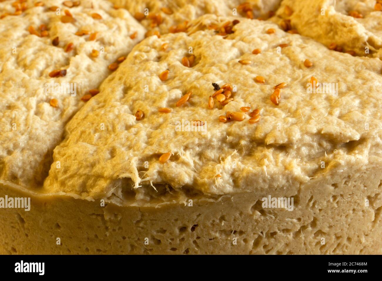 traditional turkish tahini halva in plate Stock Photo - Alamy