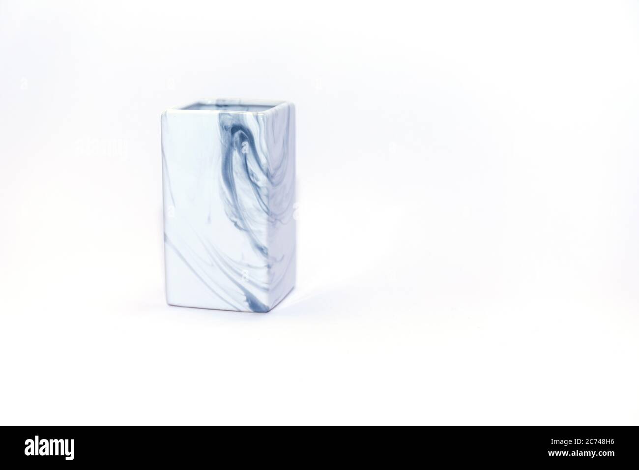 Decorative ceramic vase isolated on white Stock Photo - Alamy