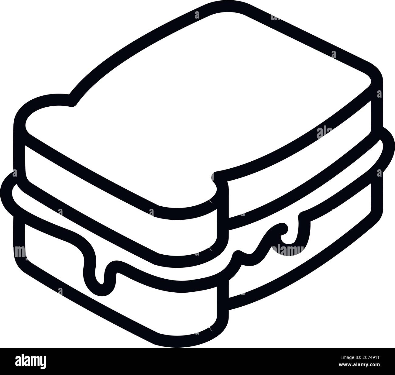 Peanut butter icon. Outline peanut butter vector icon for web design ...