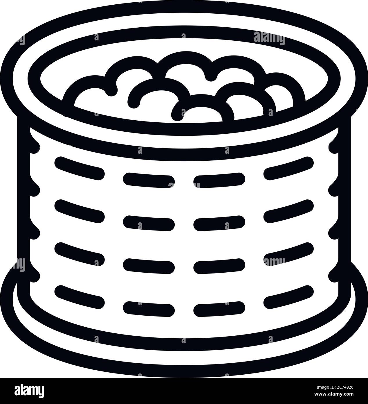 Tin Can Coloring Page
