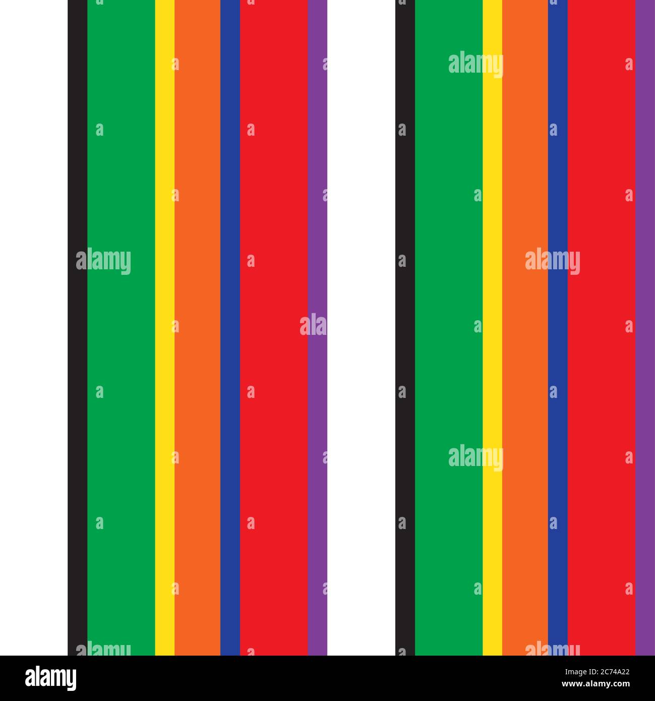 Rainbow vertical striped seamless pattern background suitable for ...