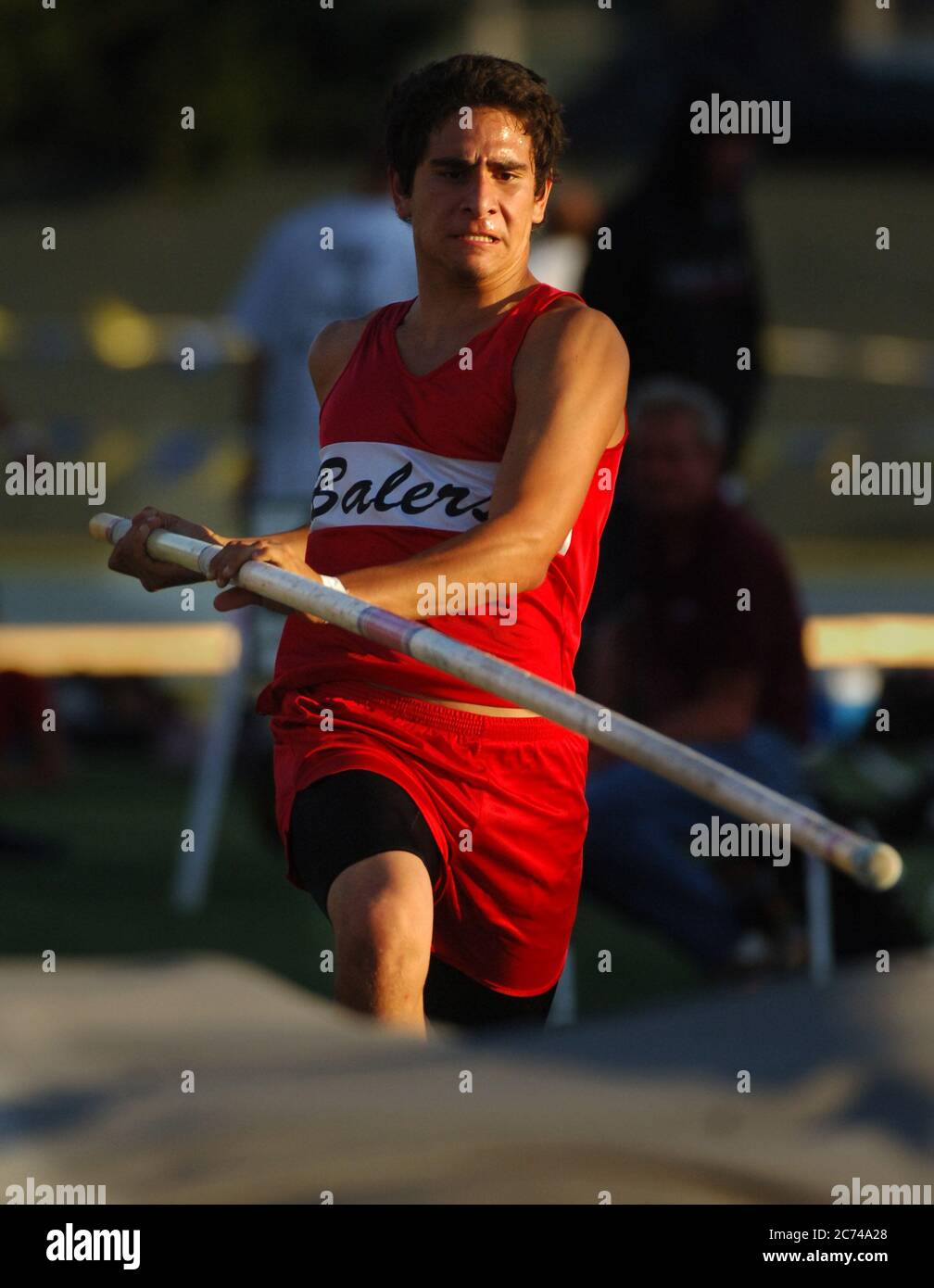 College pole vault hi-res stock photography and images - Alamy