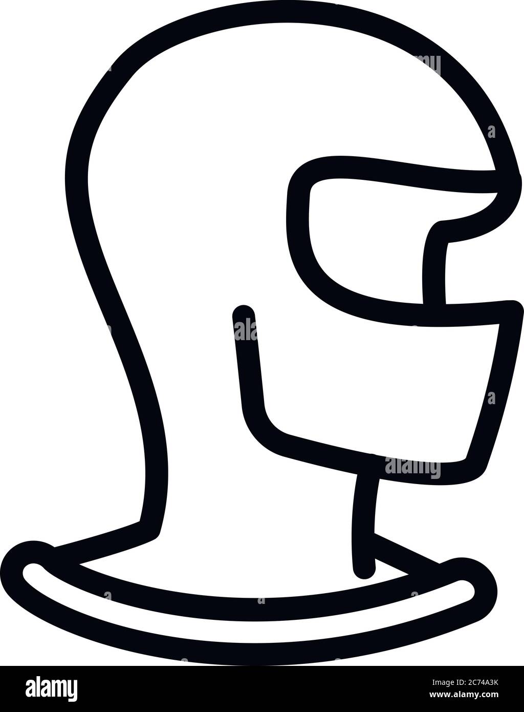 Balaclava icon. Outline balaclava vector icon for web design isolated ...