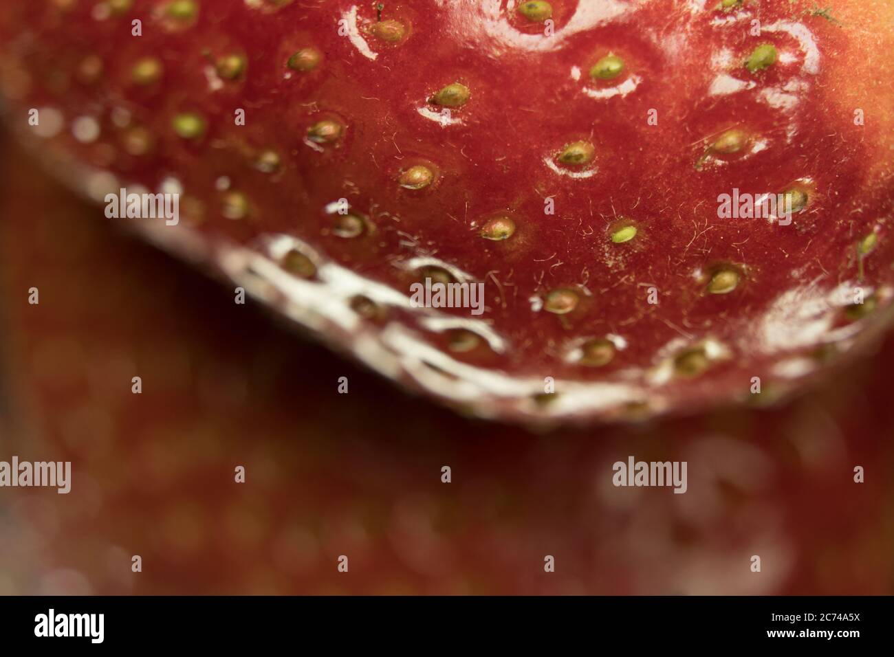 Food magnified hi-res stock photography and images - Alamy