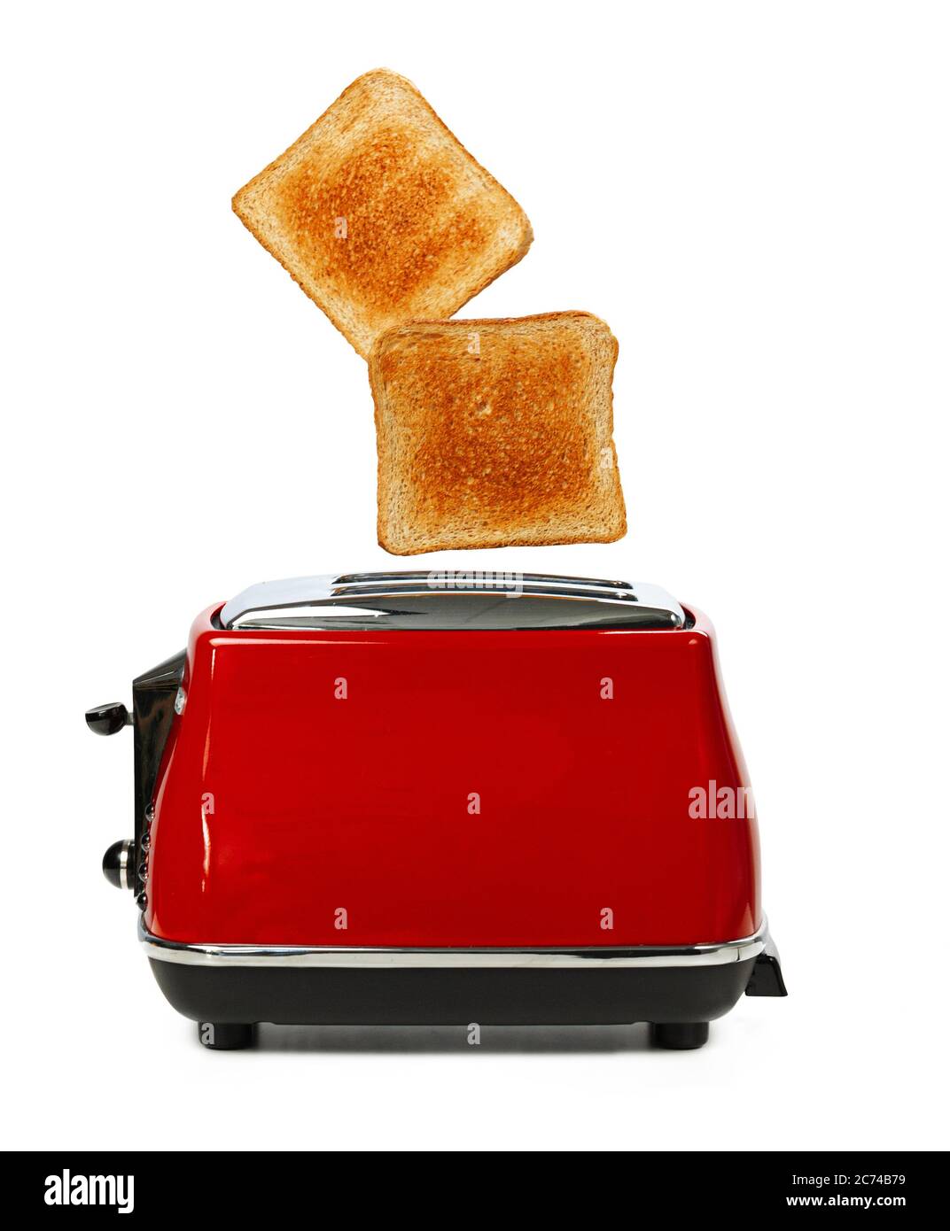 Two slice bread toaster Cut Out Stock Images & Pictures - Alamy