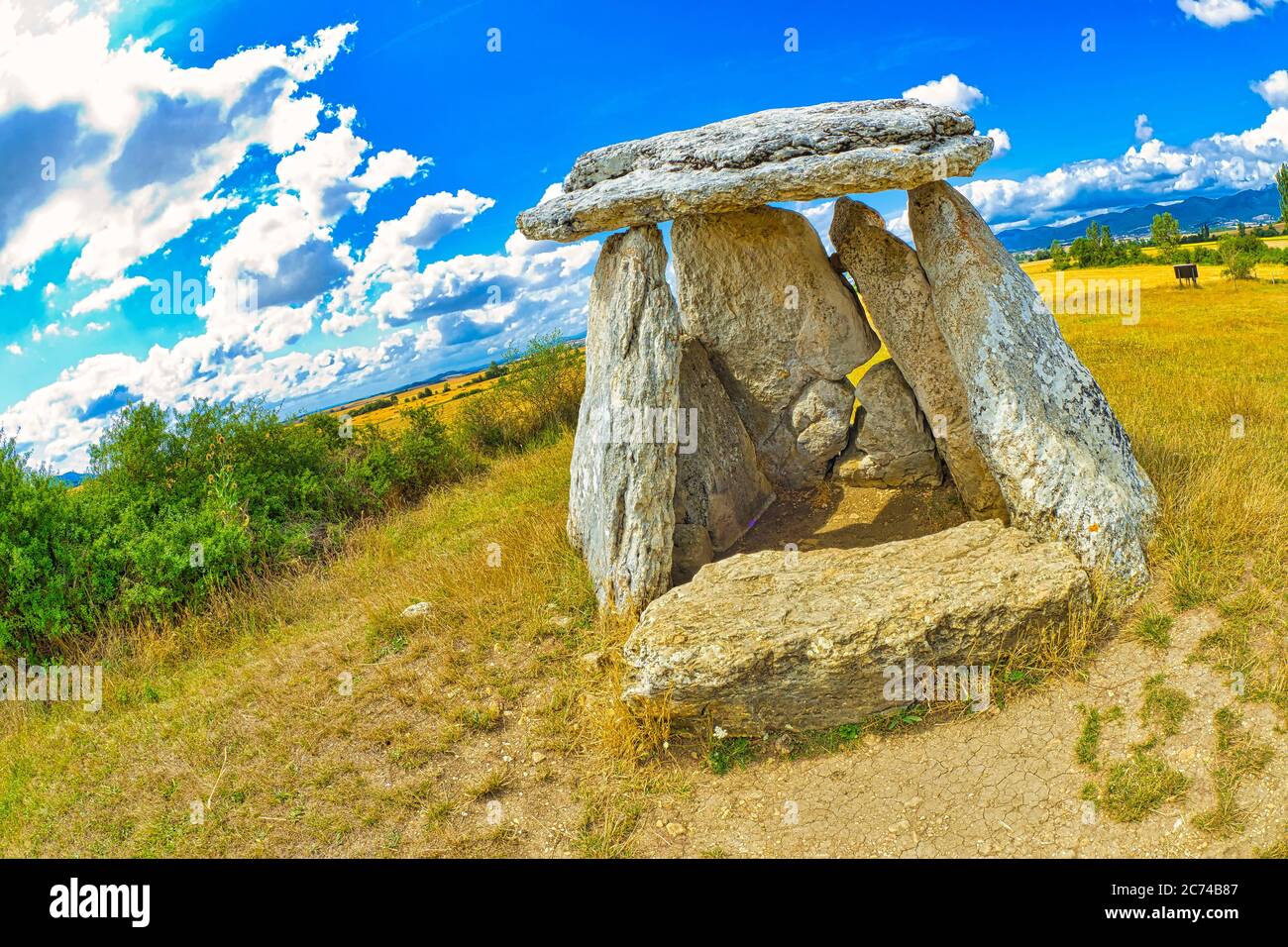 Dolmen of Sorginetxe, Arrizala, Agurain- Salvatierra, Álava, Basque ...