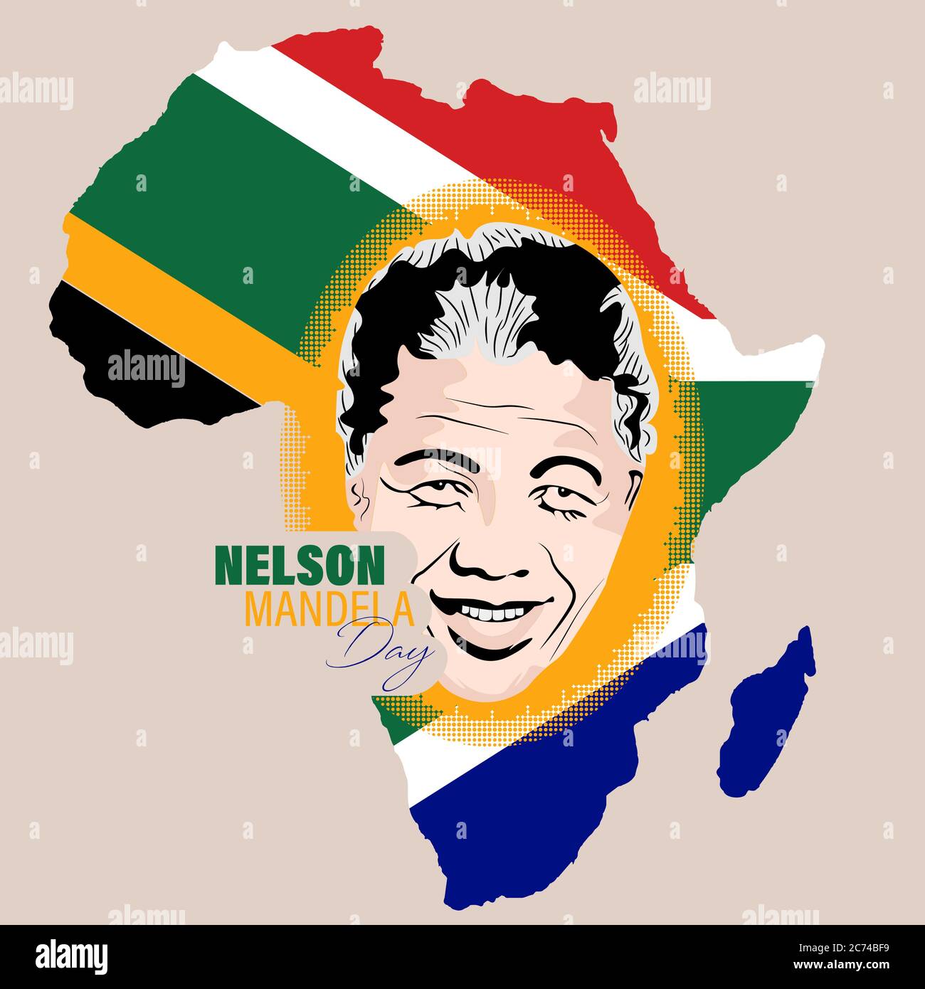 Nelson Mandela International Day. South African- political leader, and ...