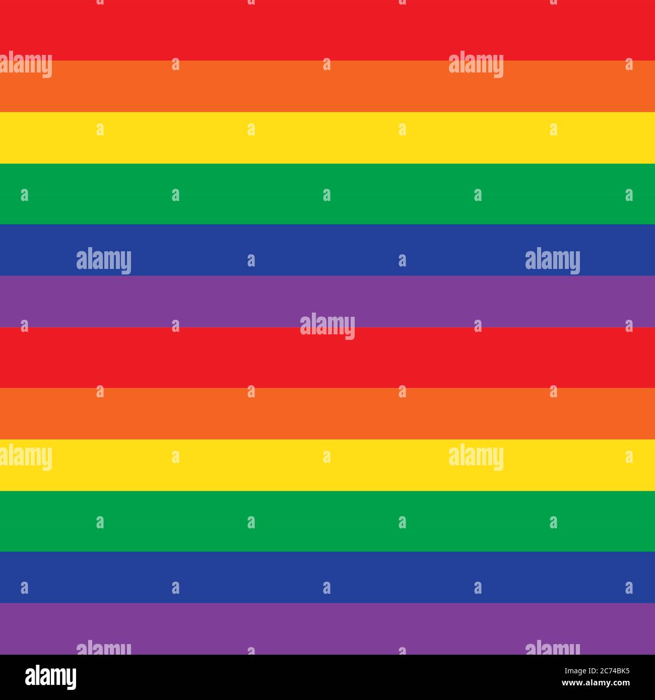 Rainbow Horizontal striped seamless pattern background suitable for ...