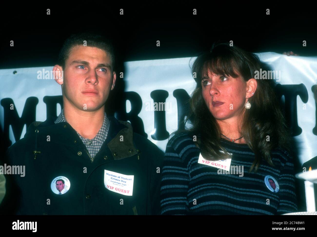 Los Angeles, California, USA 19th December 1995 Ron Goldman's siblings ...