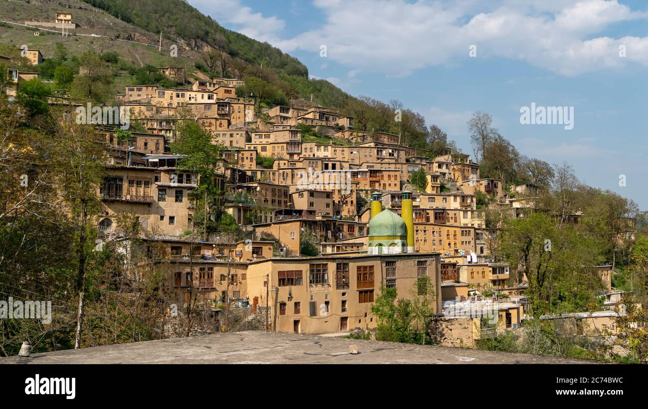 Masuleh, Iran - May 2019: Houses in traditional village of Masuleh in ...