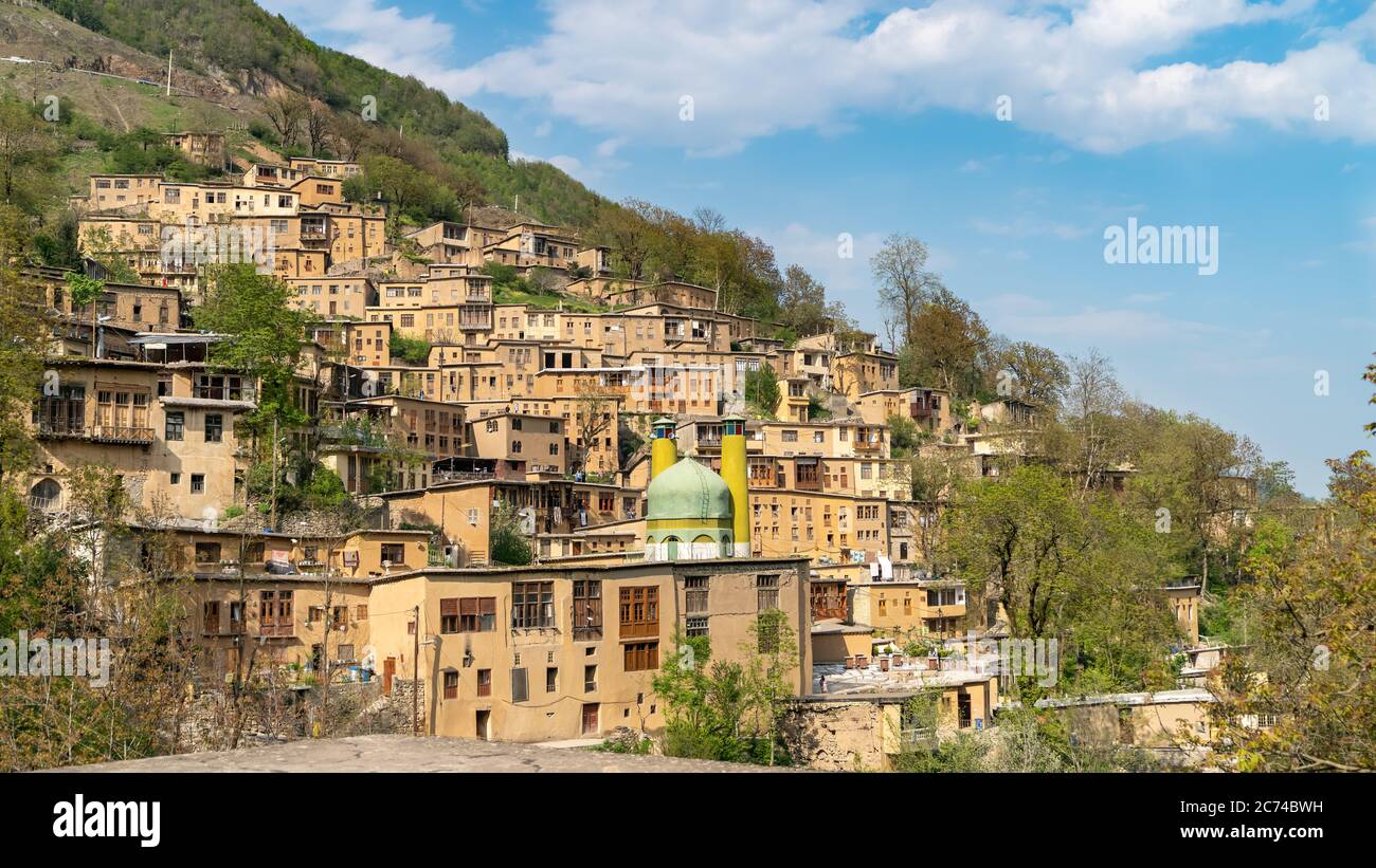 Masuleh, Iran - May 2019: Houses in traditional village of Masuleh in ...