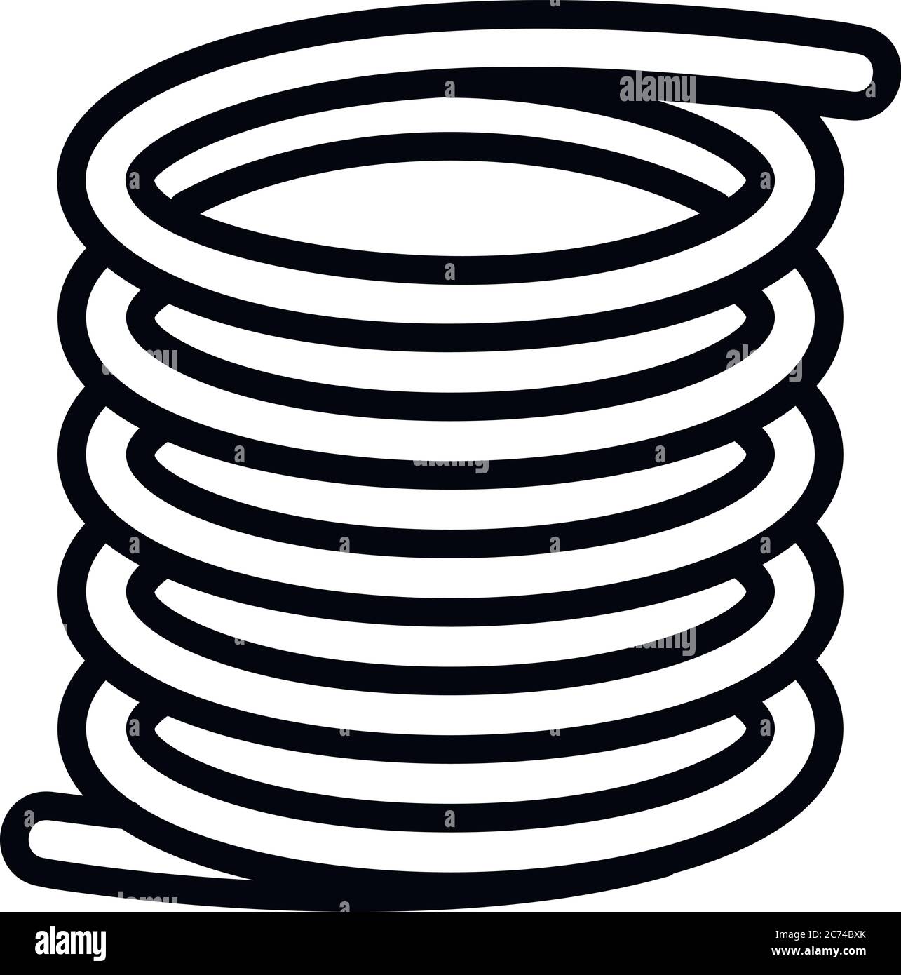 Object spring icon. Outline object spring vector icon for web design ...
