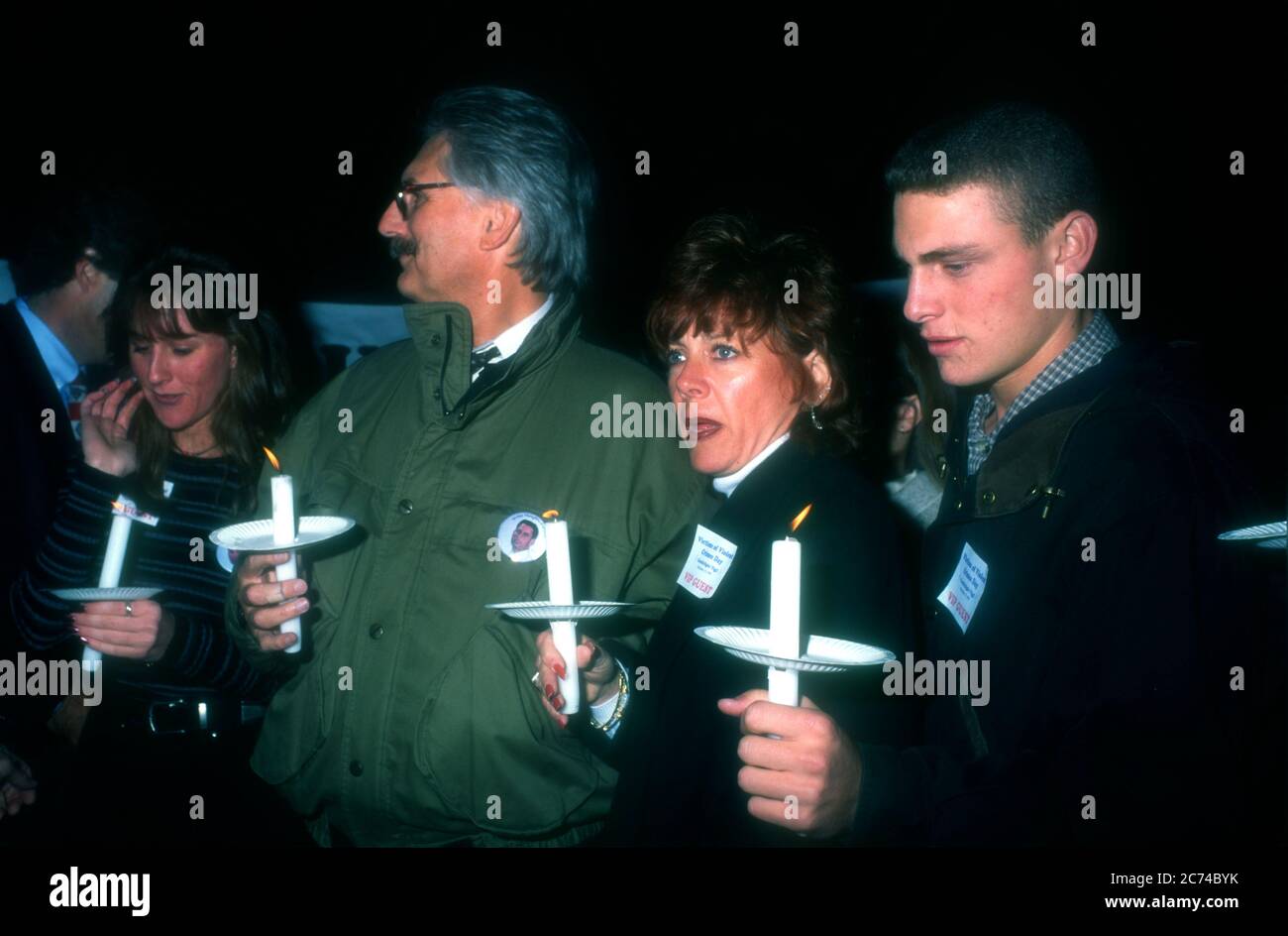 Los Angeles, California, USA 19th December 1995 Ron Goldman's family ...