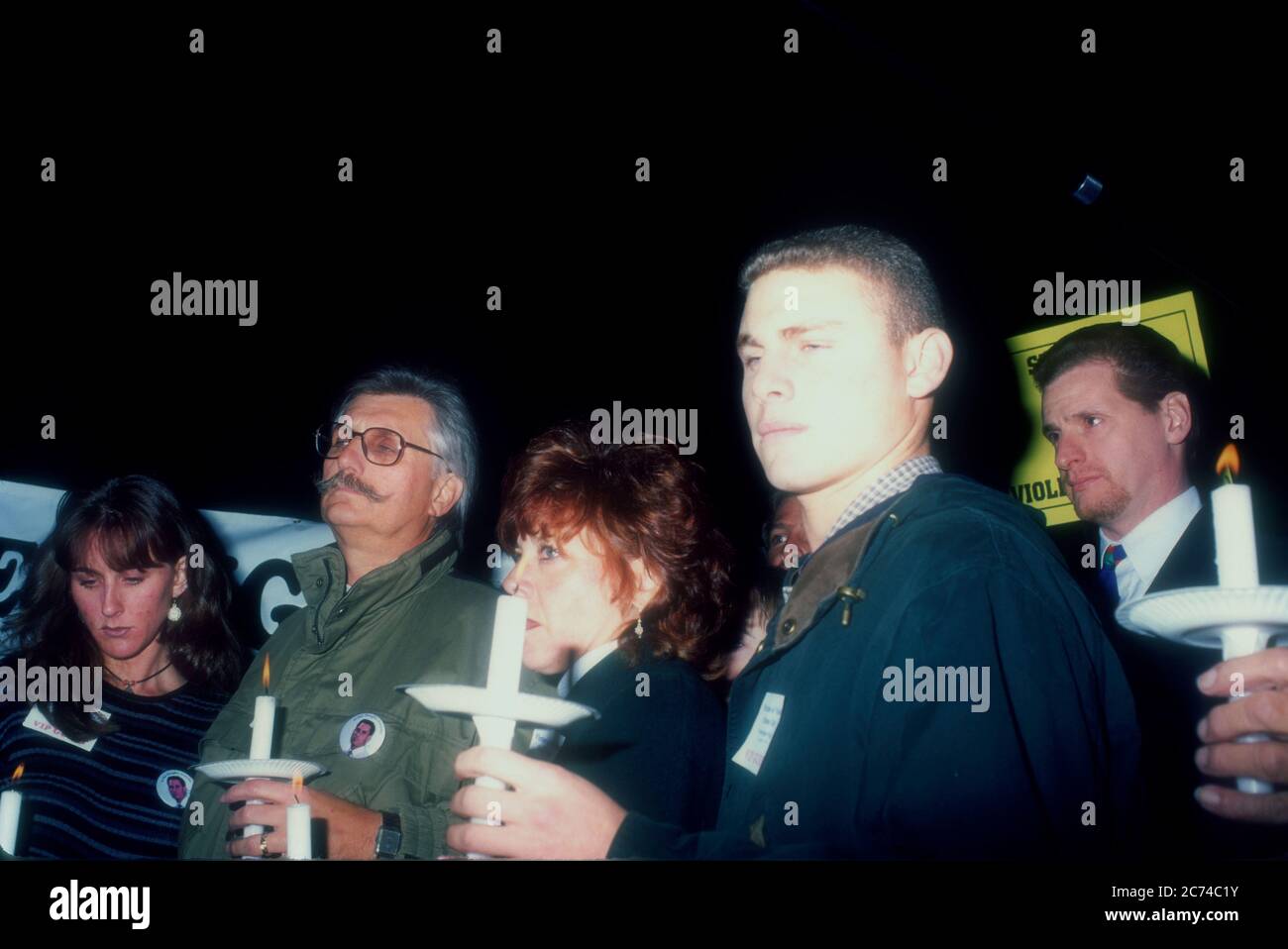 Los Angeles, California, USA 19th December 1995 Ron Goldman's family ...