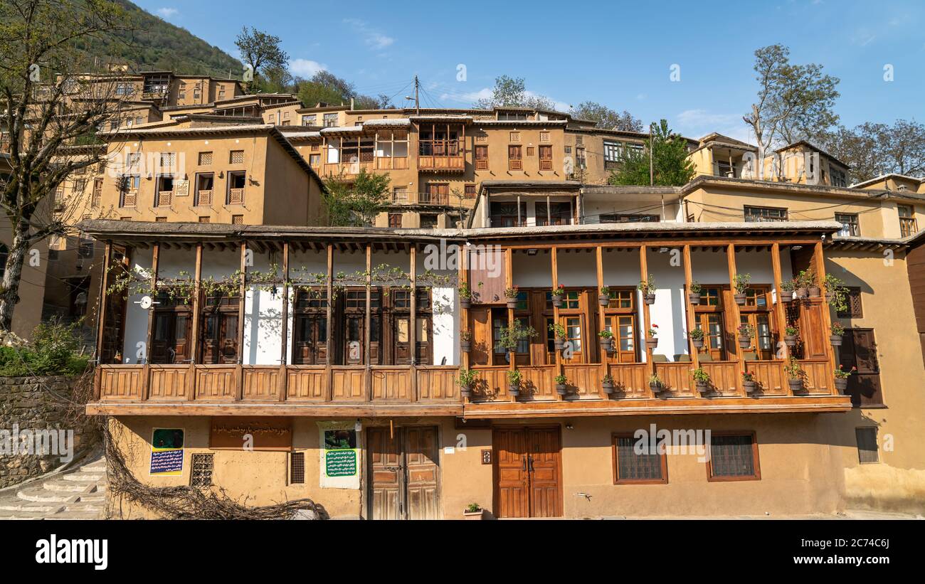 Masuleh, Iran - May 2019: Houses in traditional village of Masuleh in ...