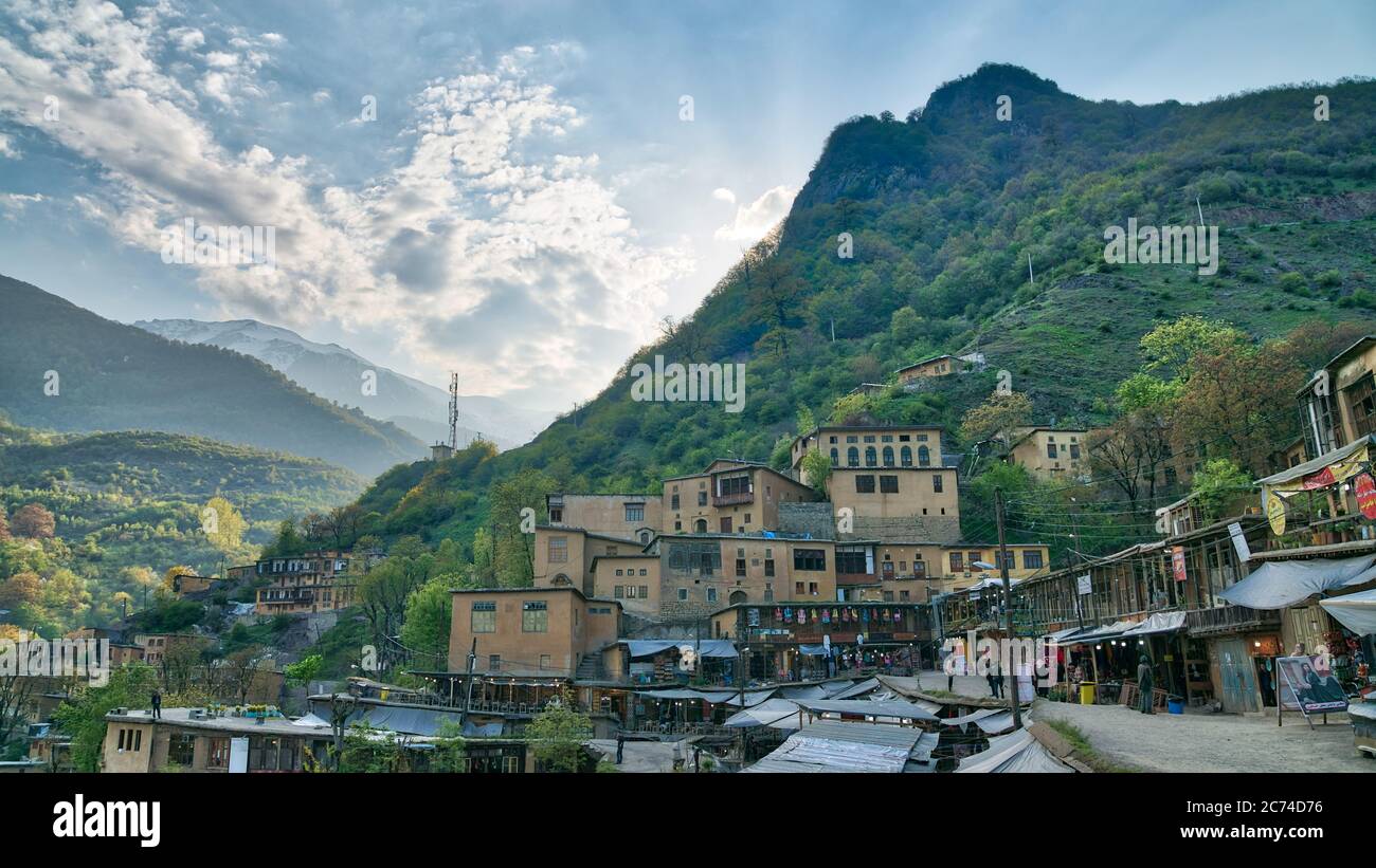 Masuleh, Iran - May 2019: Houses in traditional village of Masuleh in ...