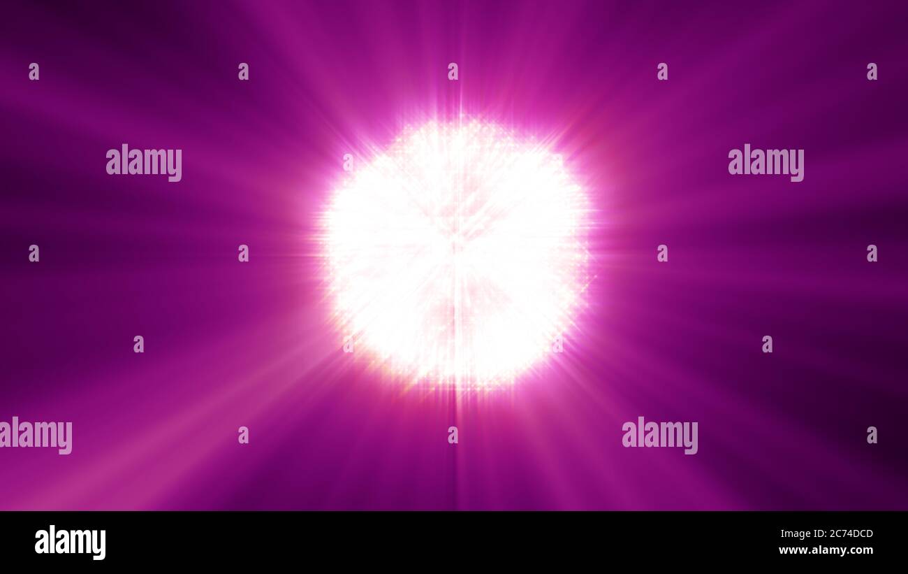 fireworks ball explosion, abstract light 3d illustration render Stock ...