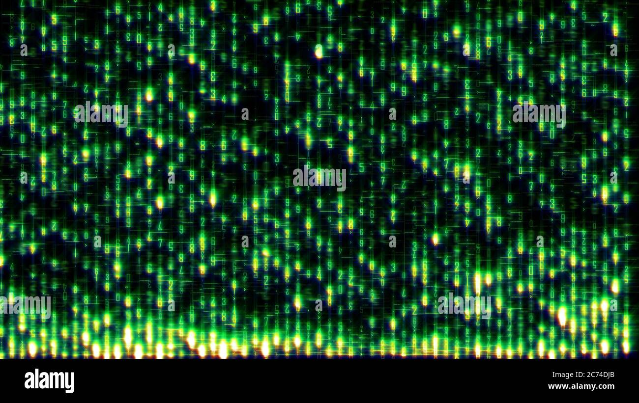Abstract background, digital data matrix light illustration Stock Photo ...