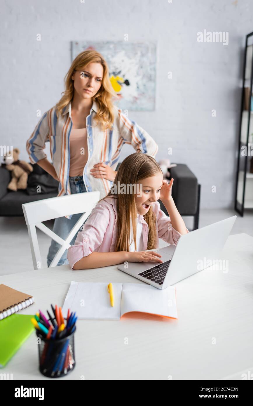 Angry mother hands on hips hi-res stock photography and images - Alamy