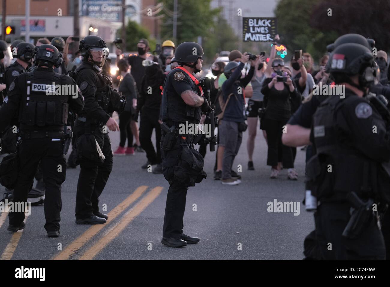 Weapon protests hi-res stock photography and images - Alamy