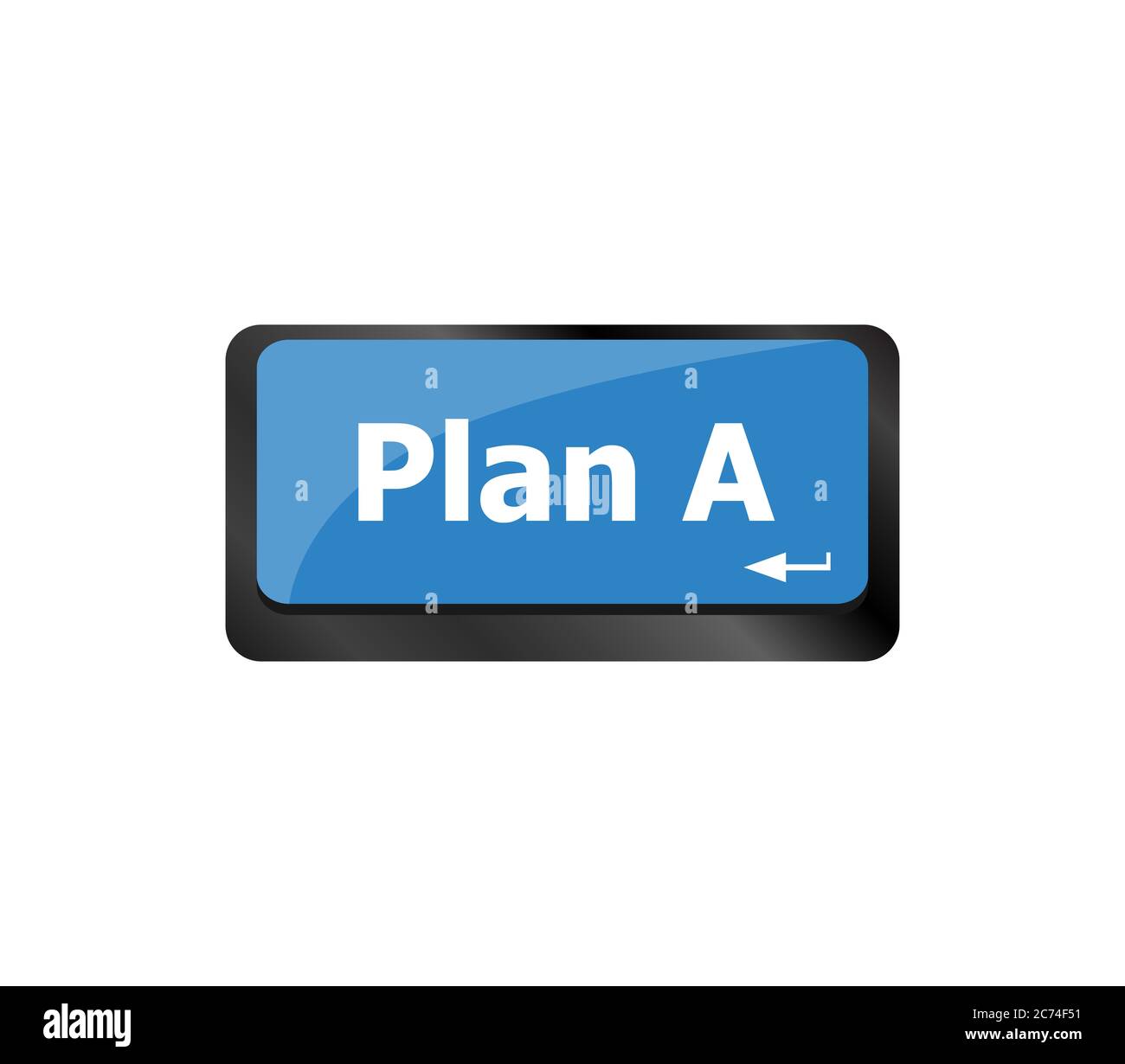 Plan A key on computer keyboard - internet business concept Stock Photo ...